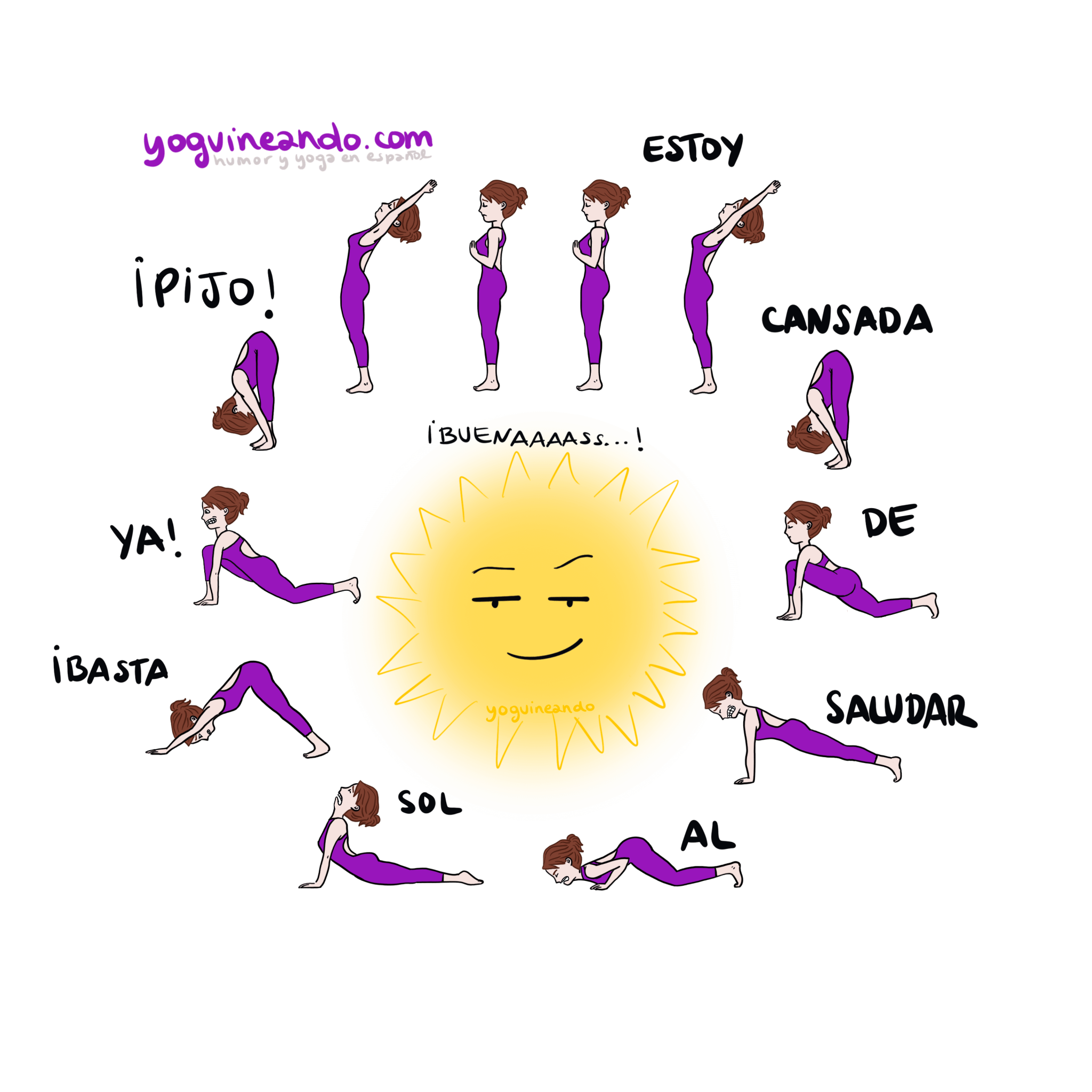 Conoce paso a paso el saludo al sol | Yoguineando
